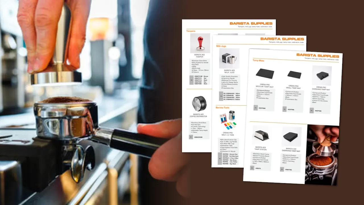 Barista supplies store